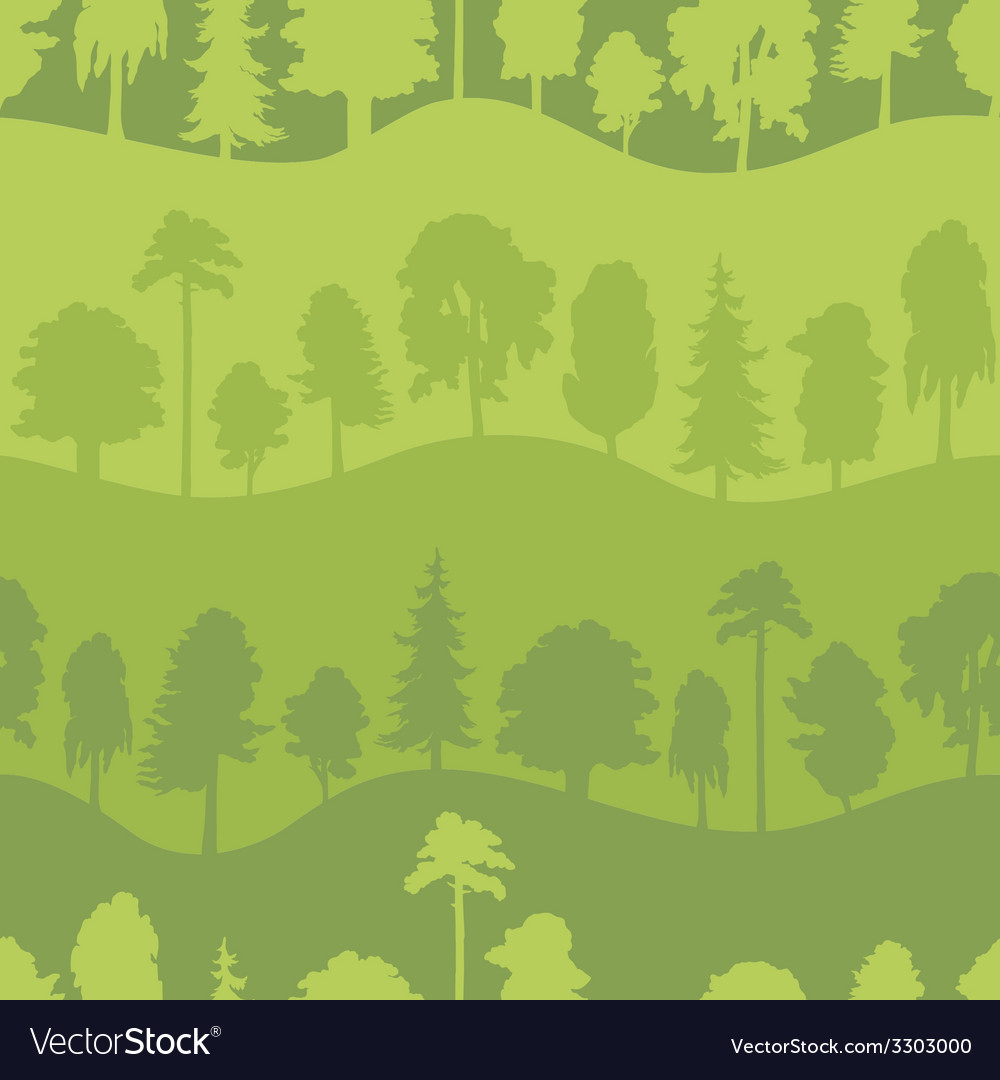 Tree pattern Royalty Free Vector Image - VectorStock