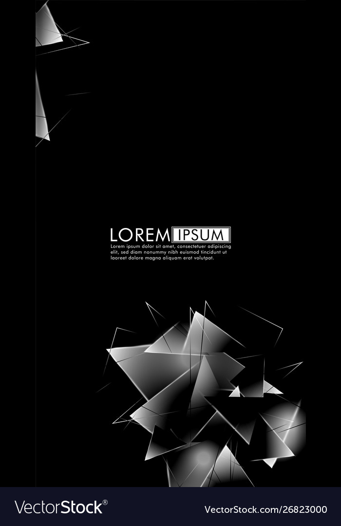 Vertical triangle background abstract composition Vector Image
