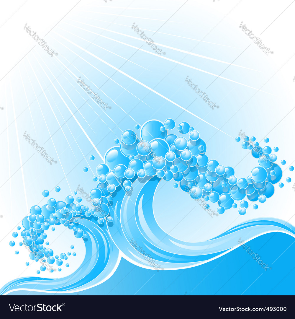 Waves Royalty Free Vector Image - VectorStock