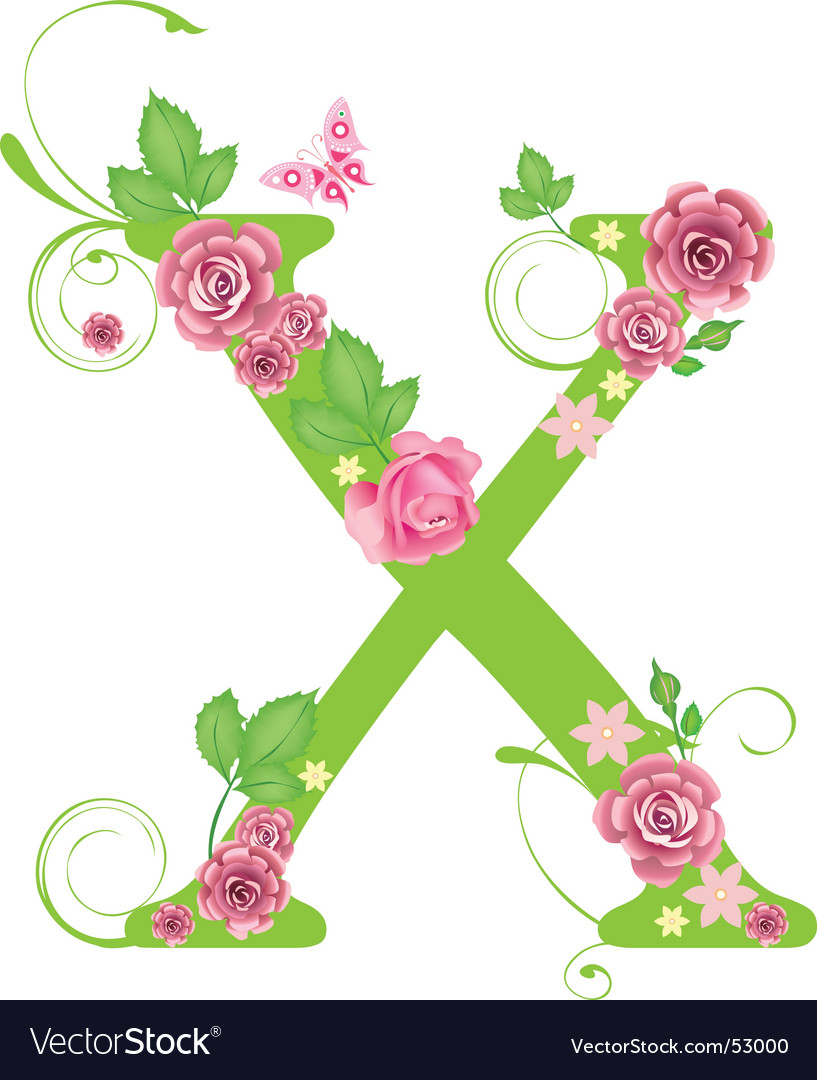 X Royalty Free Vector Image - VectorStock