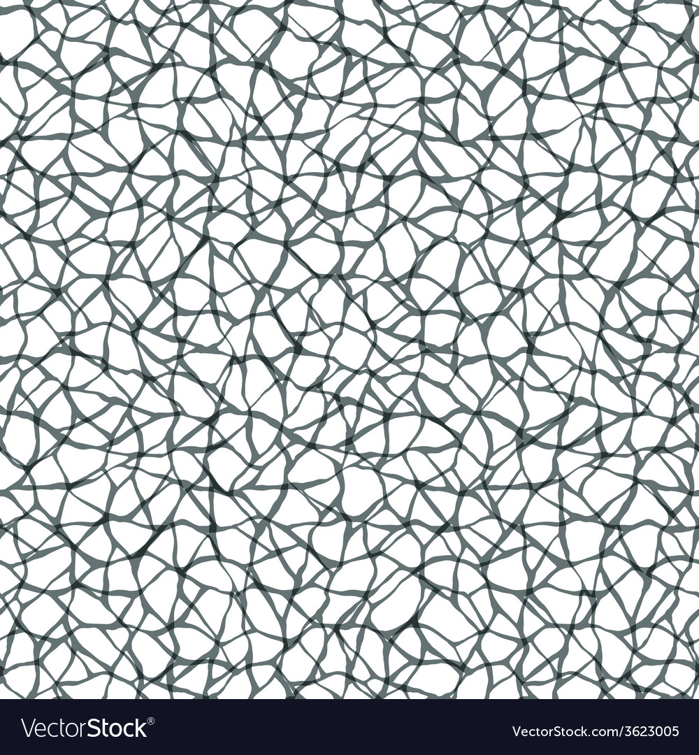 Seamless pattern with random abstract cross grid Vector Image
