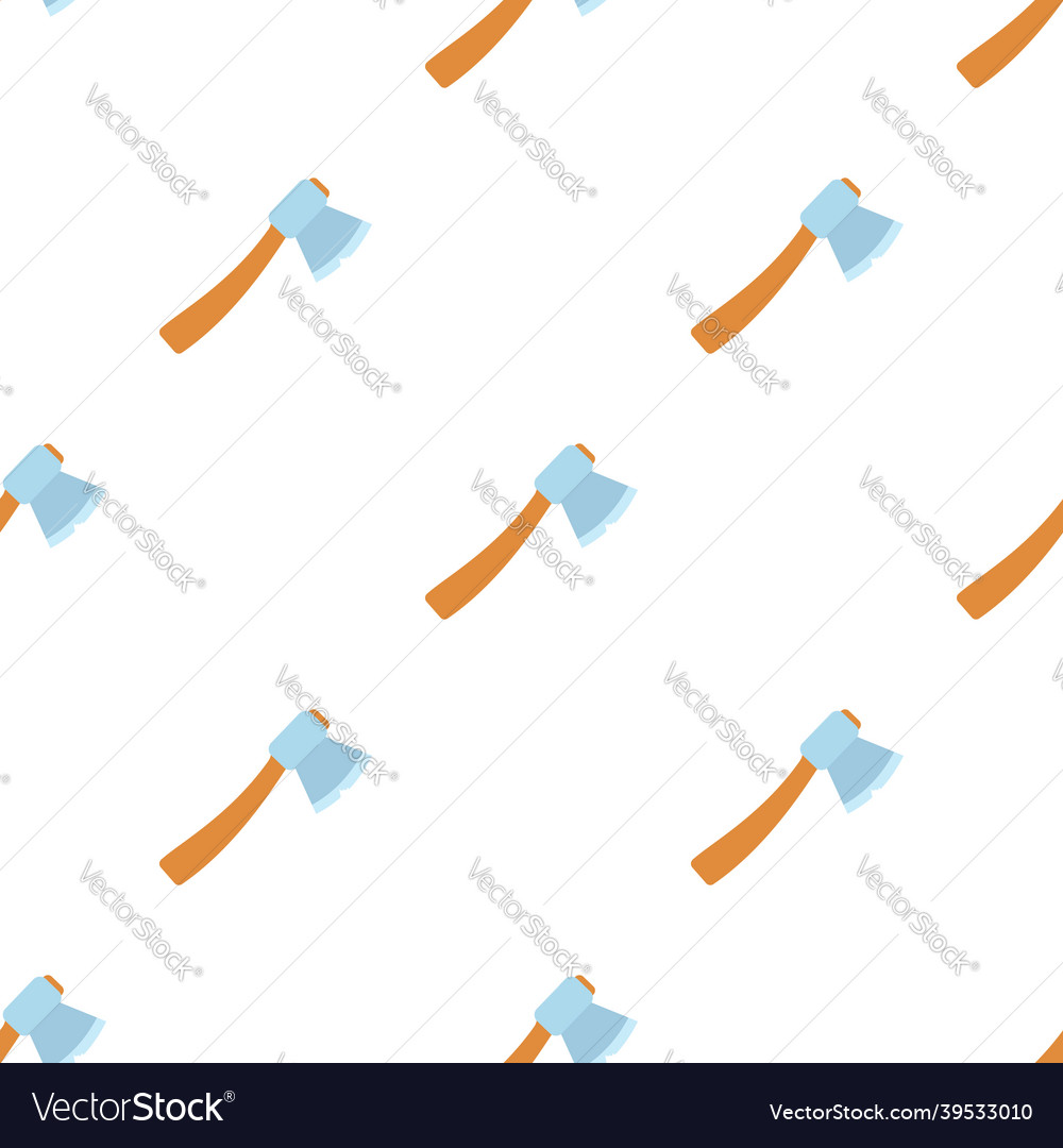 Axe pattern seamless Royalty Free Vector Image