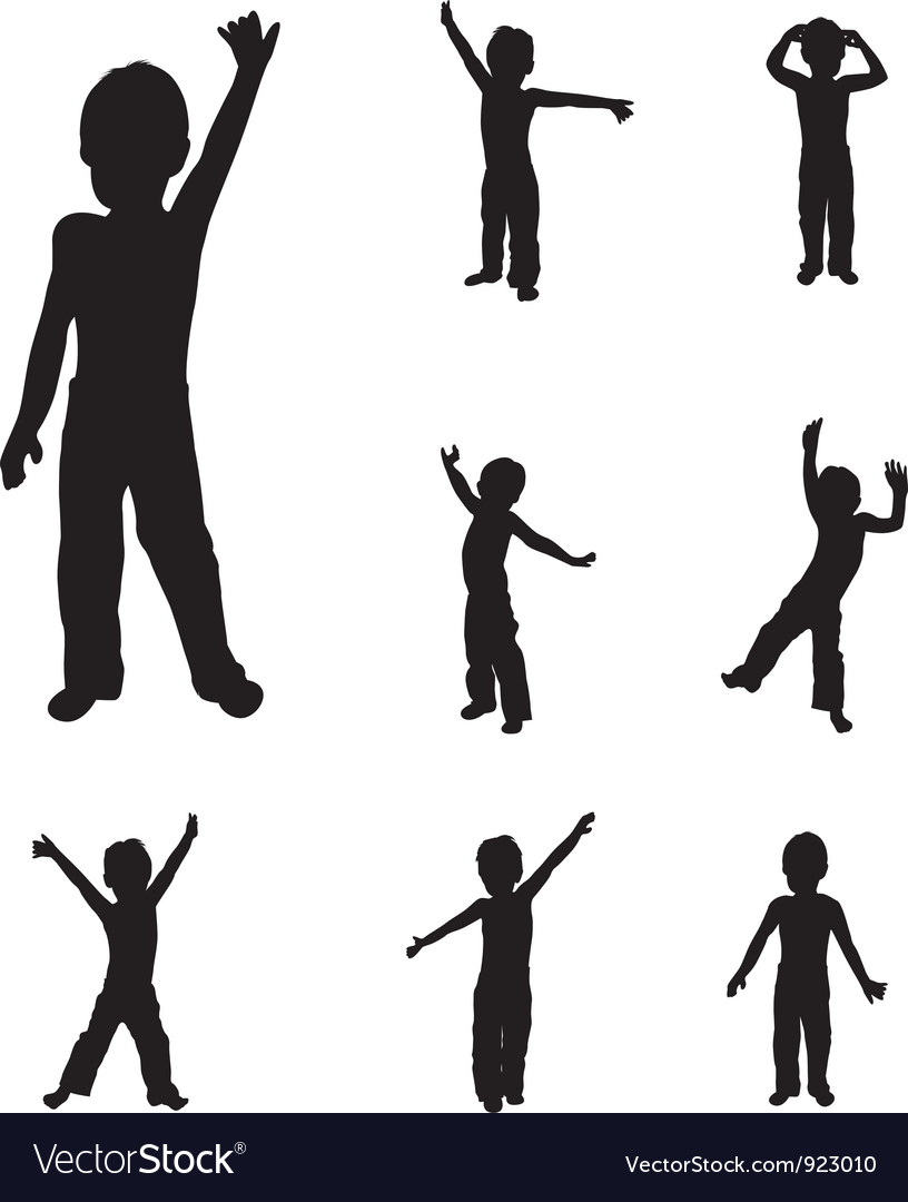 Child dancing Royalty Free Vector Image - VectorStock