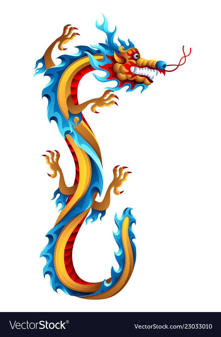 Chinese dragon Royalty Free Vector Image - VectorStock