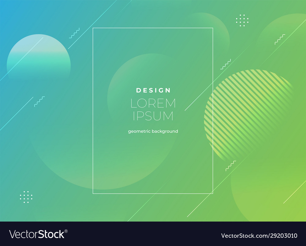 Flat minimal geometric background dynamic shapes Vector Image