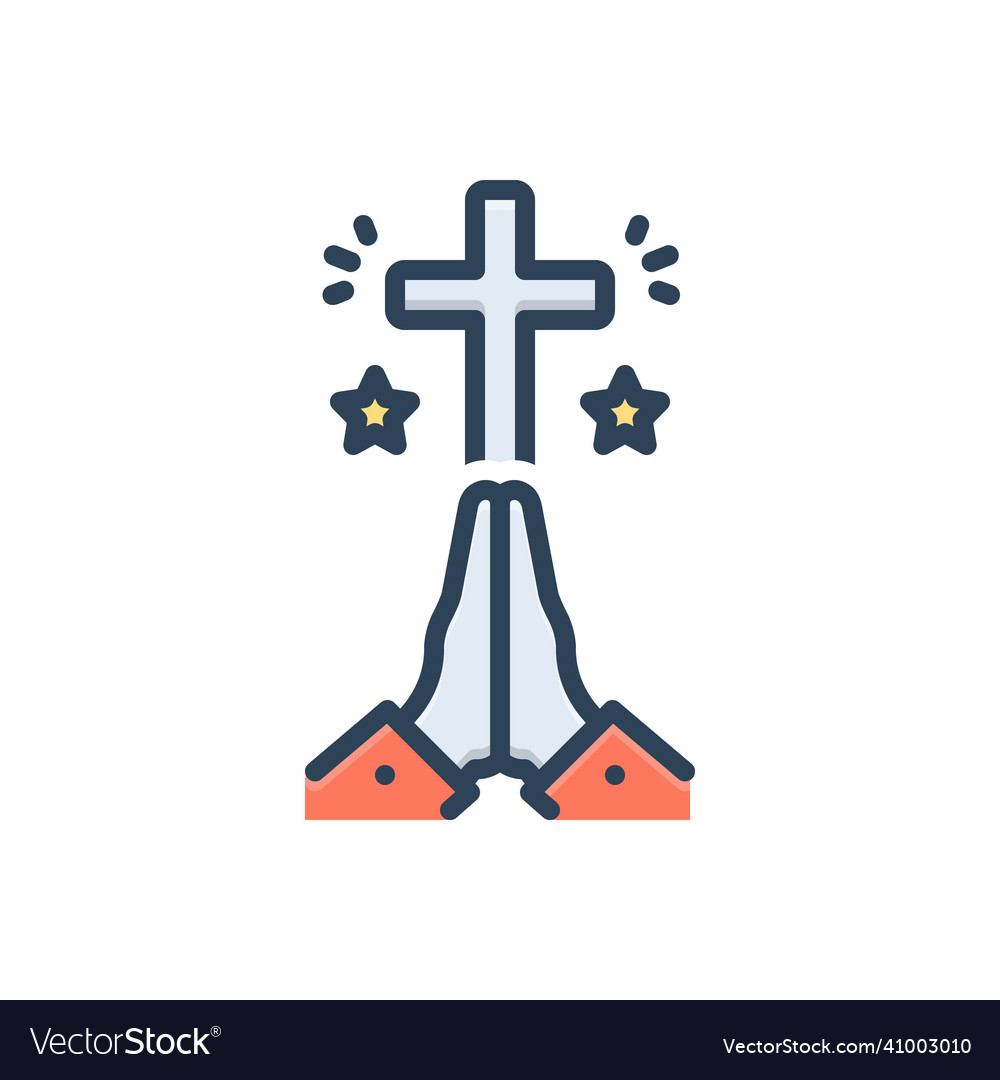 Pray Royalty Free Vector Image - VectorStock