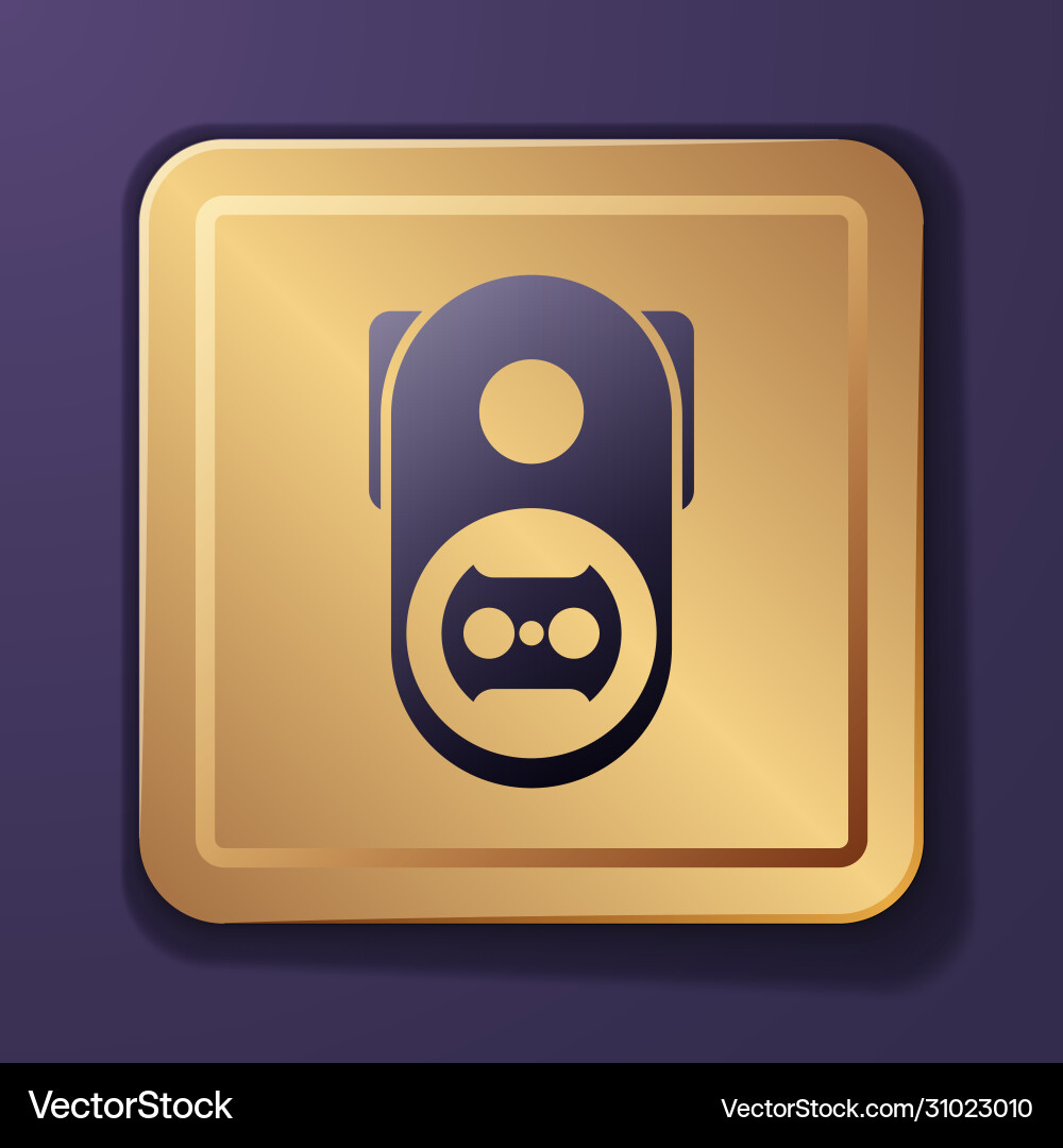 Purple electrical outlet icon isolated on Vector Image