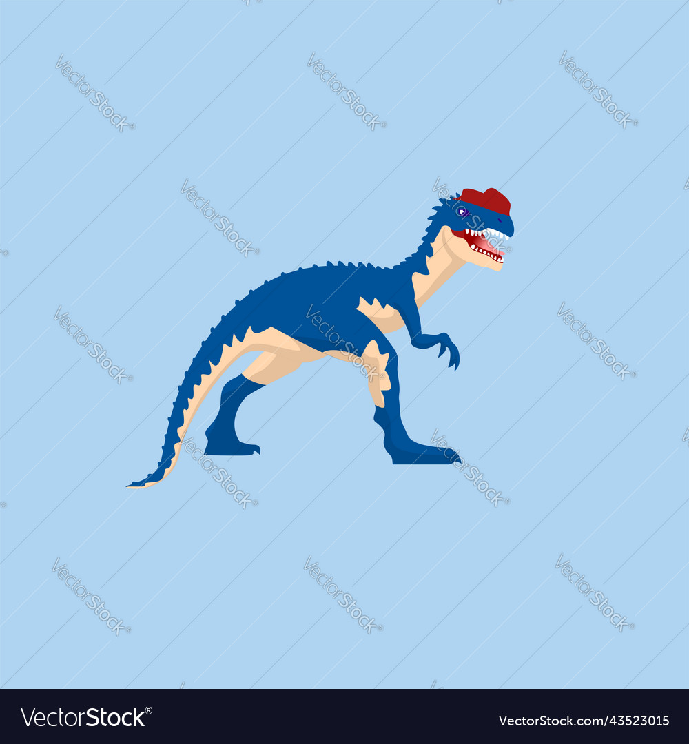 Dilophosaurus Royalty Free Vector Image - VectorStock