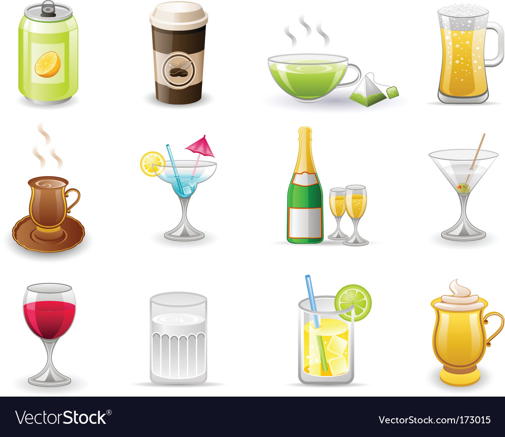 Drinks Royalty Free Vector Image - VectorStock