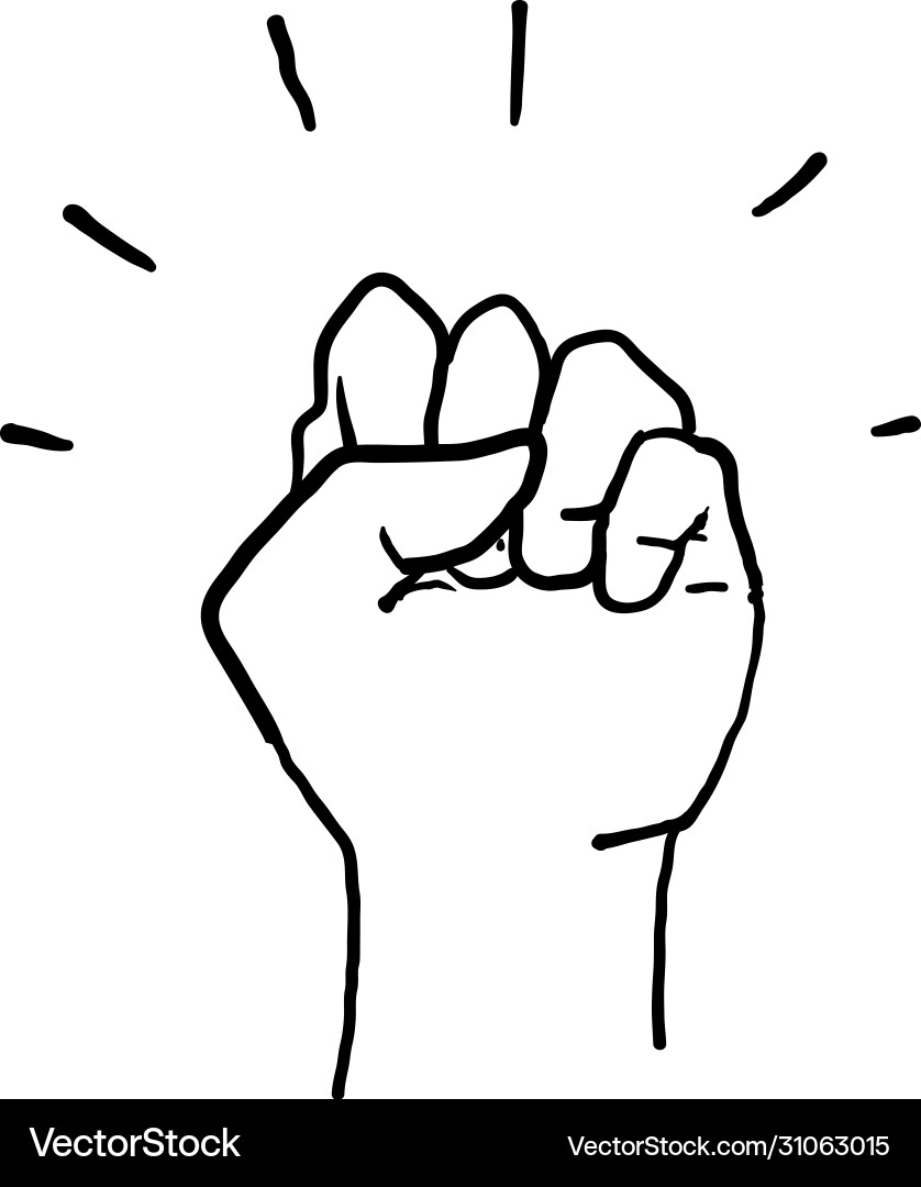 Hand drawn empowerment icon empowerment for web Vector Image