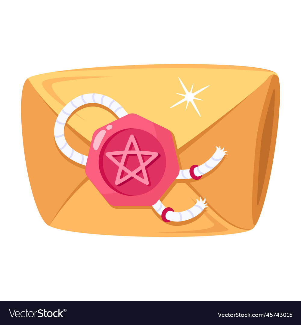 Magic envelope Royalty Free Vector Image - VectorStock