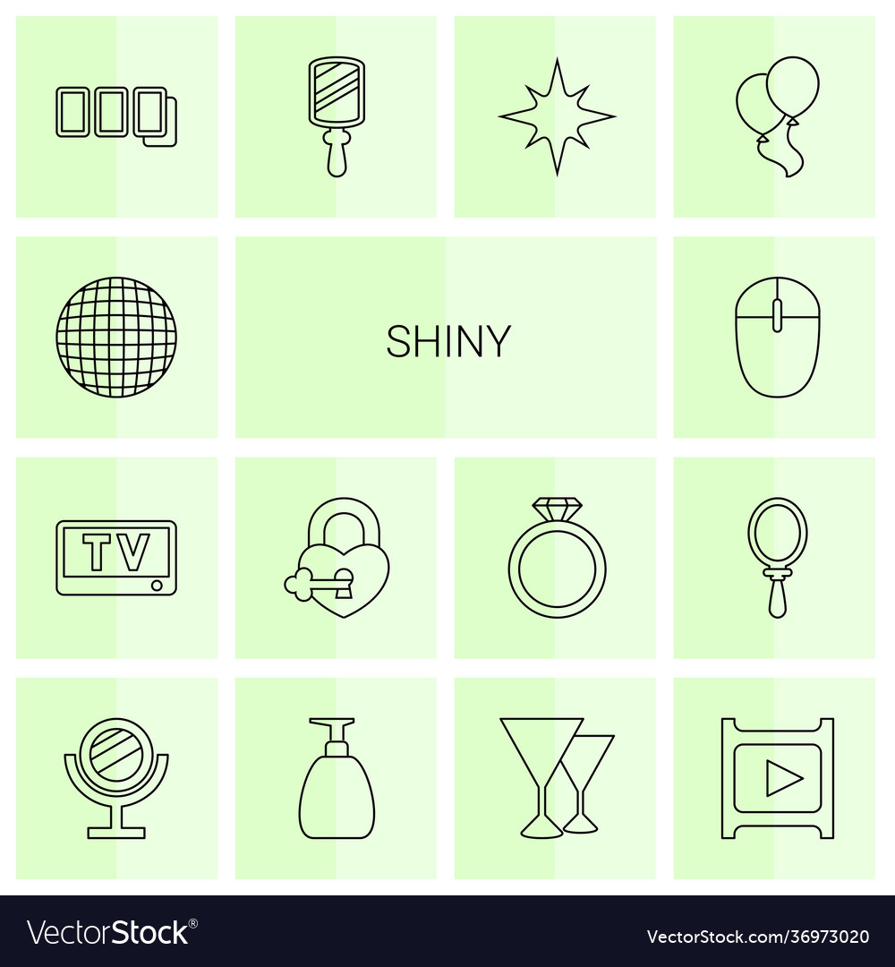 Shiny icons Royalty Free Vector Image - VectorStock
