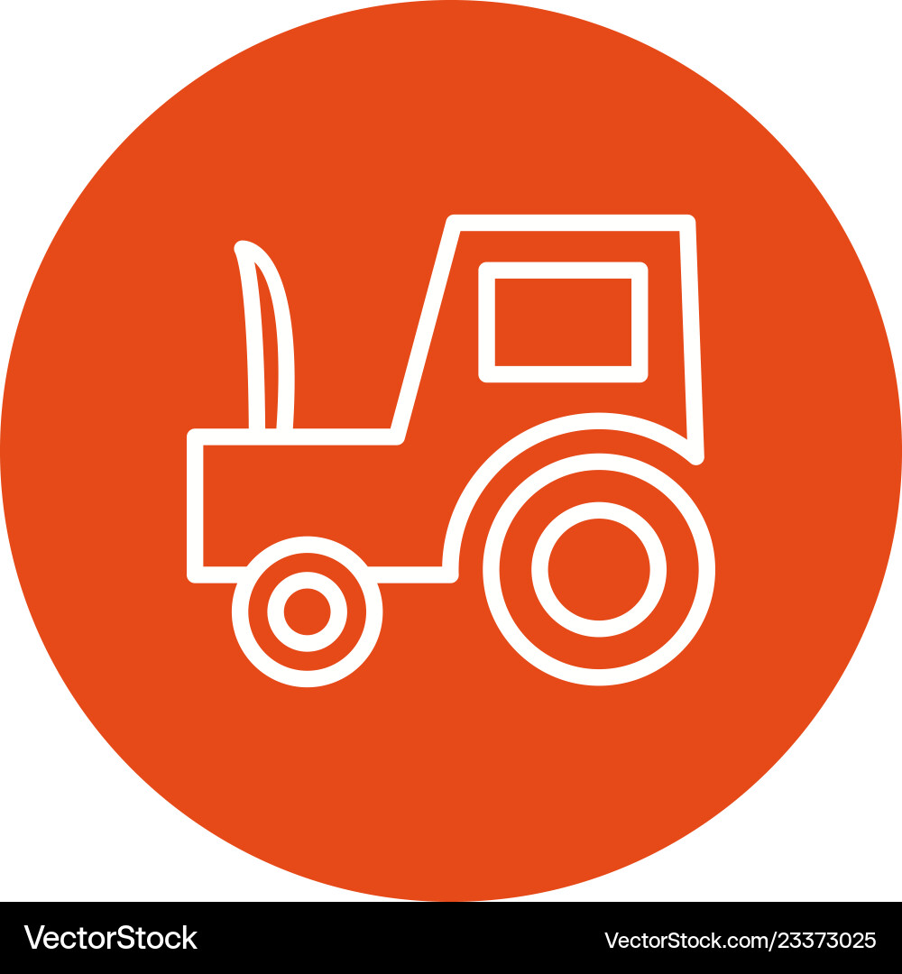 Tractor icon Royalty Free Vector Image - VectorStock