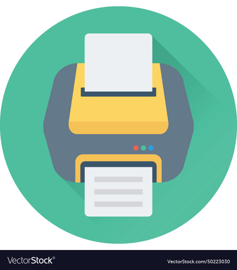 Printer icon Royalty Free Vector Image - VectorStock