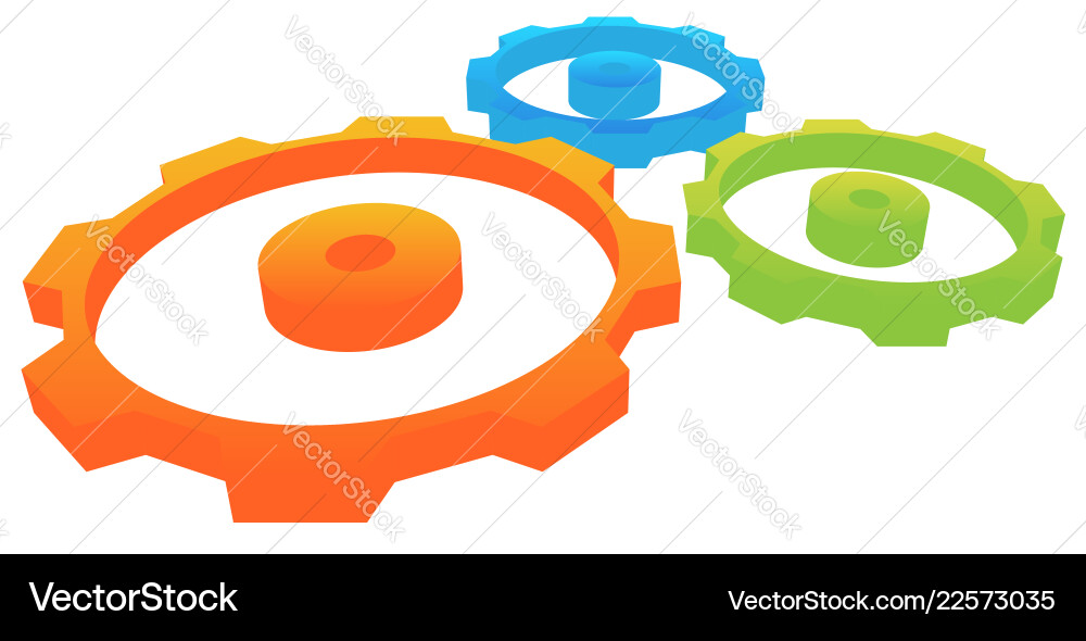 Abstract gear wheel cogwheel graphic Royalty Free Vector