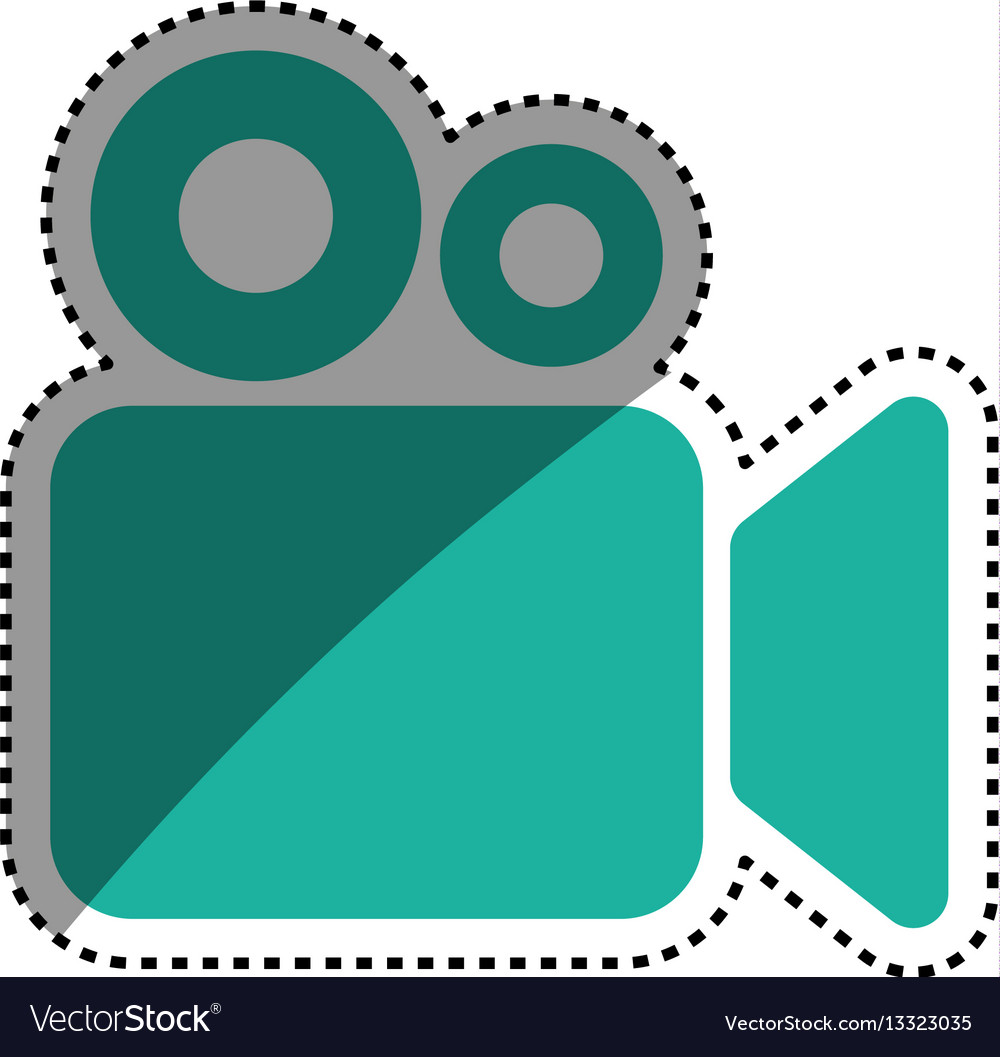 Cinema camcorder symbol Royalty Free Vector Image