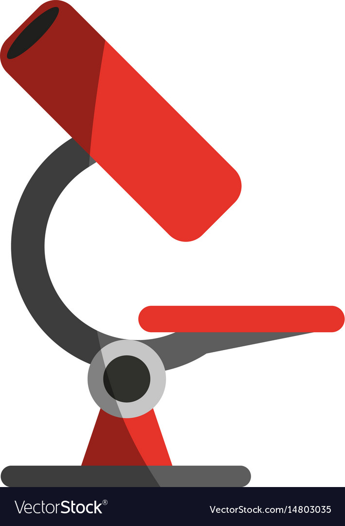 Microscope science icon image Royalty Free Vector Image