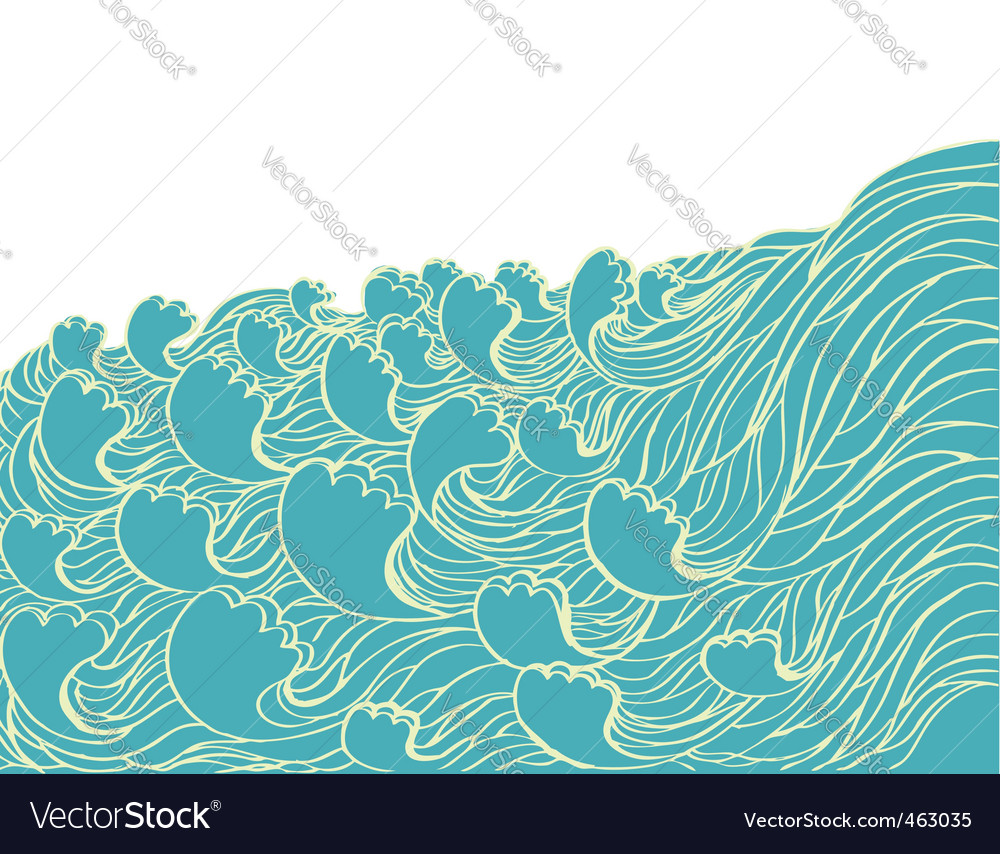 Waves Royalty Free Vector Image - VectorStock