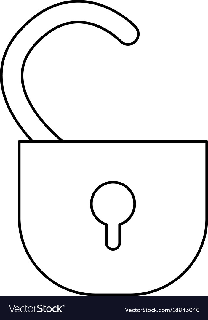 Padlock Royalty Free Vector Image - VectorStock