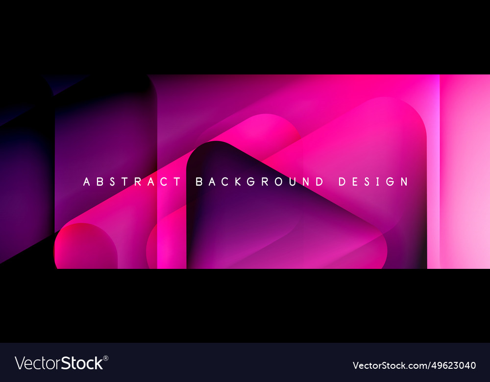 Shadow and light triangle background dynamic Vector Image