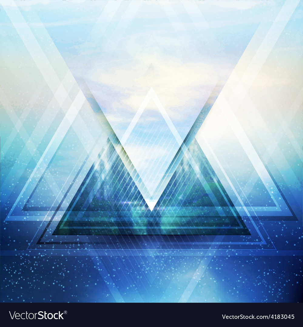 Abstract triangle future background Royalty Free Vector