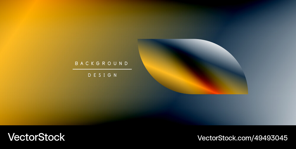 Circles and round shapes with gradients minimal Vector Image