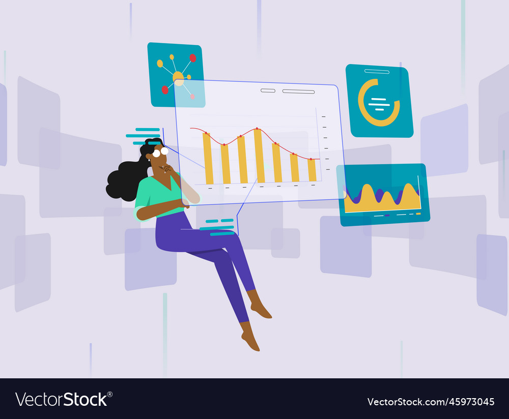 Data analytic 2 Royalty Free Vector Image - VectorStock