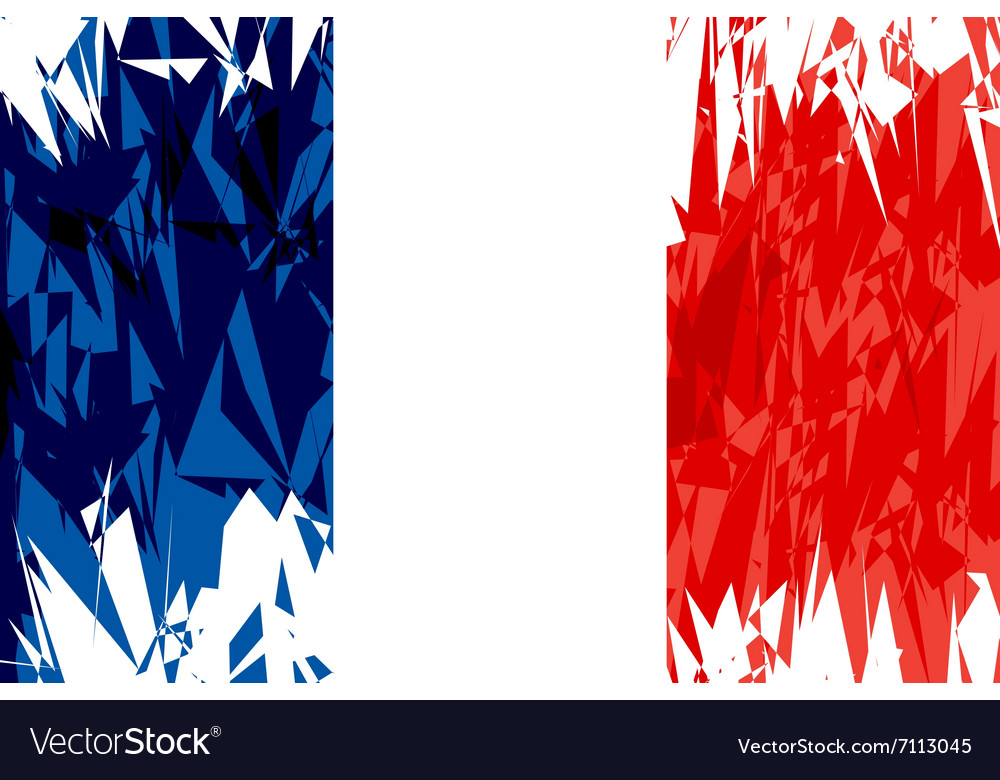 Flag of france Royalty Free Vector Image - VectorStock