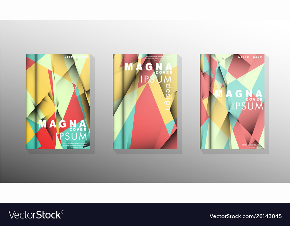 Gradient minimal geometric pattern design Vector Image