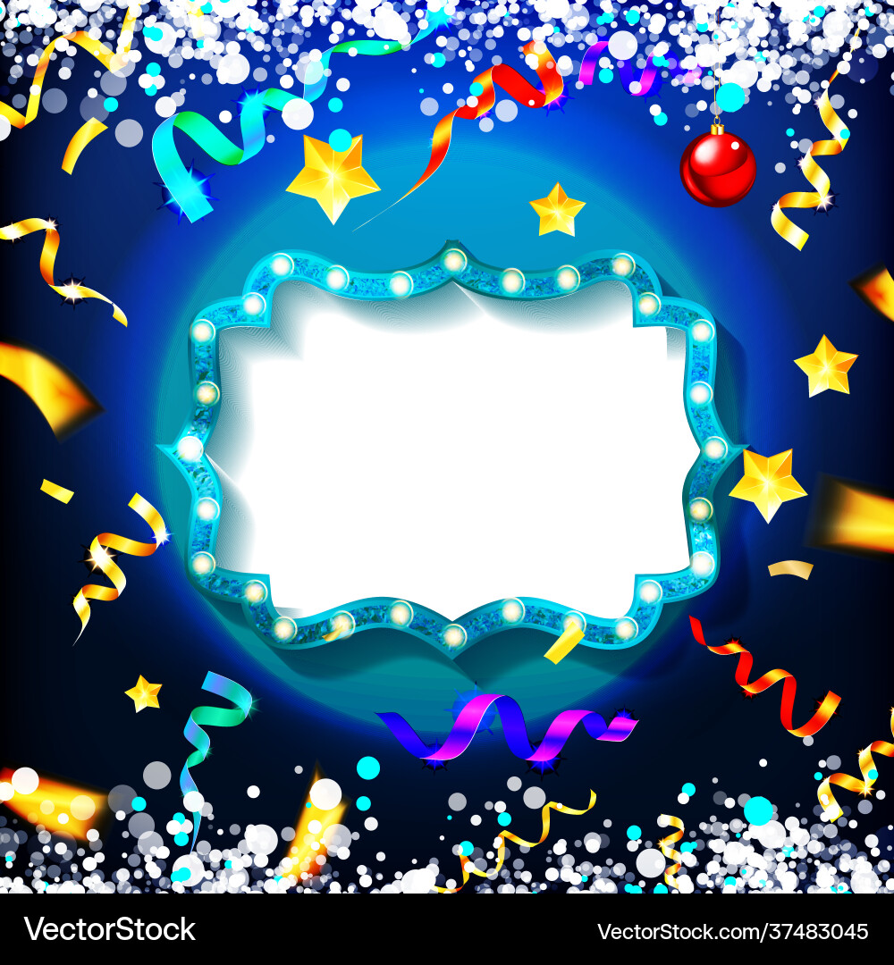 Happy new year greeting card Royalty Free Vector Image