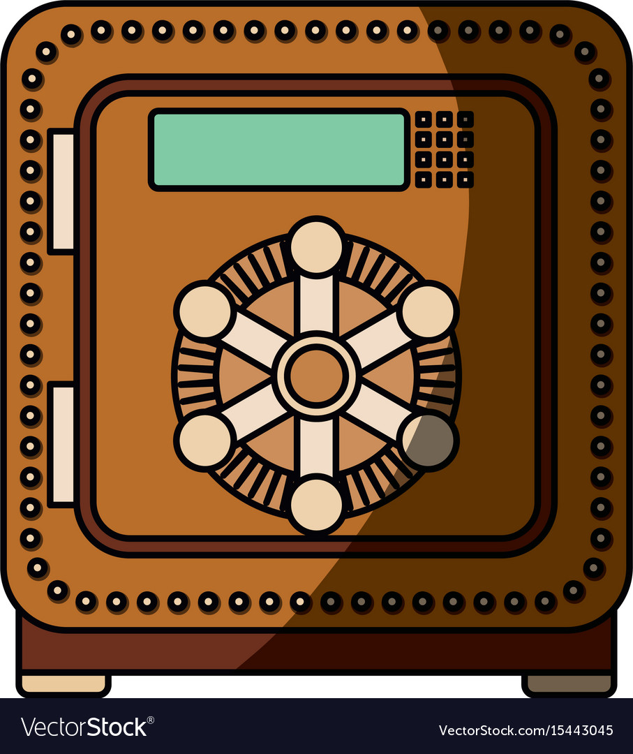 Isolated security box Royalty Free Vector Image