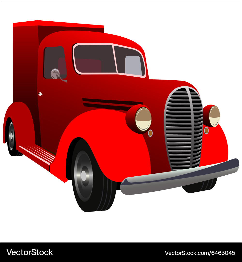 Retro car Royalty Free Vector Image - VectorStock