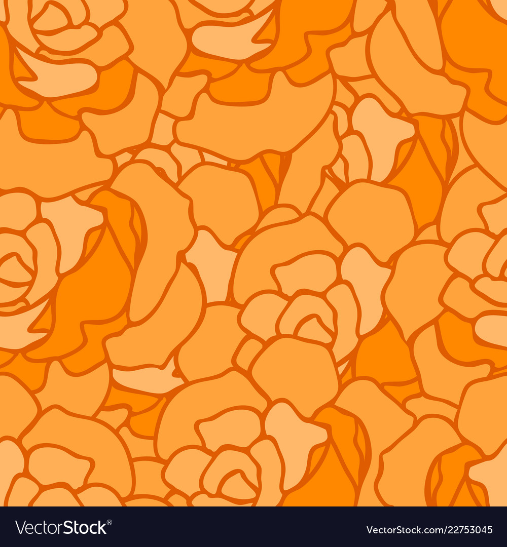 Seamless repeating pattern of roses Royalty Free Vector