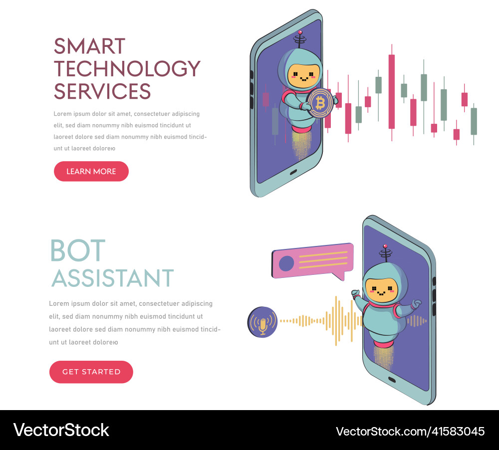 Set of abstract concept the cryptocurrency Vector Image