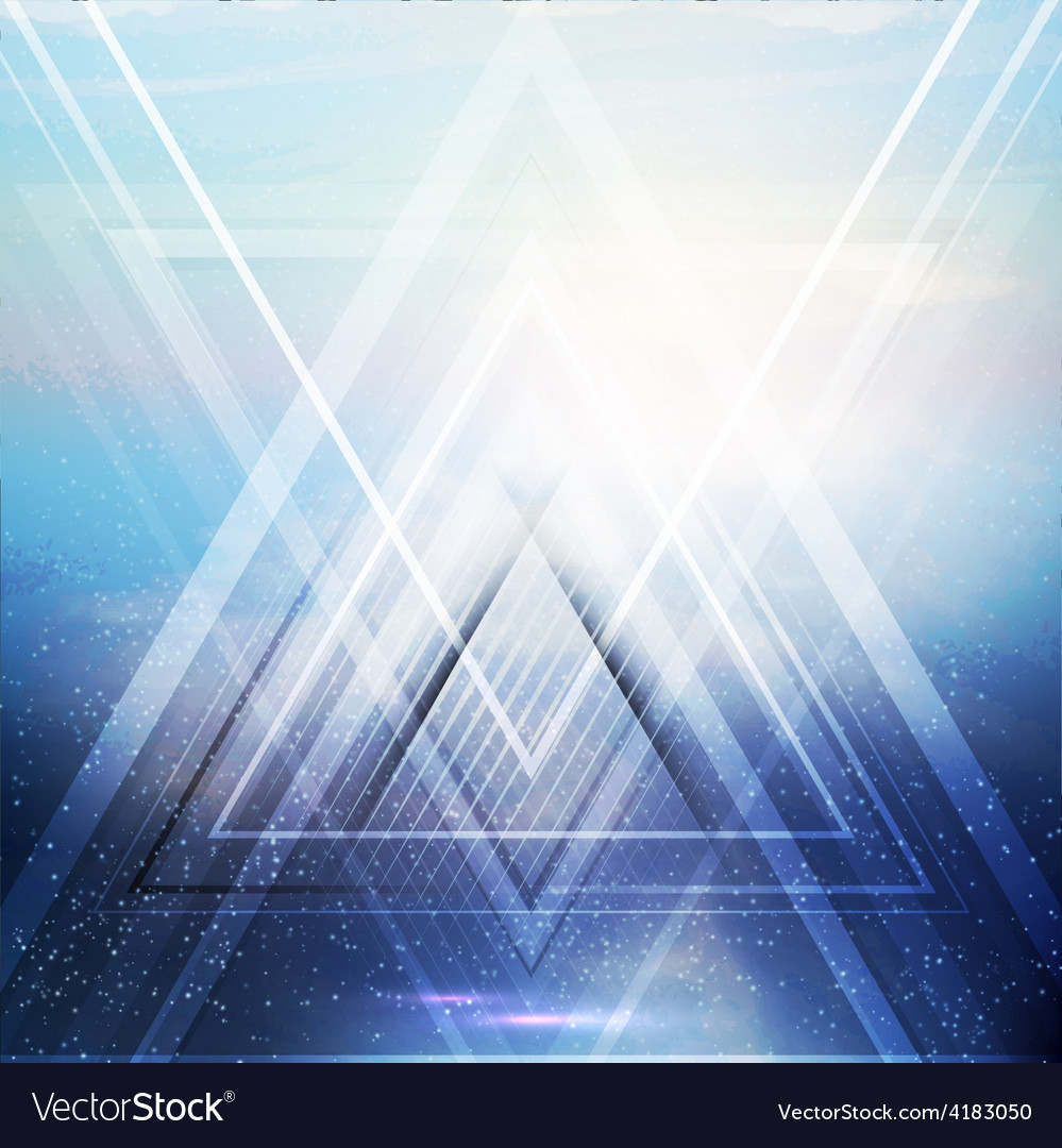 Abstract triangle future background Royalty Free Vector
