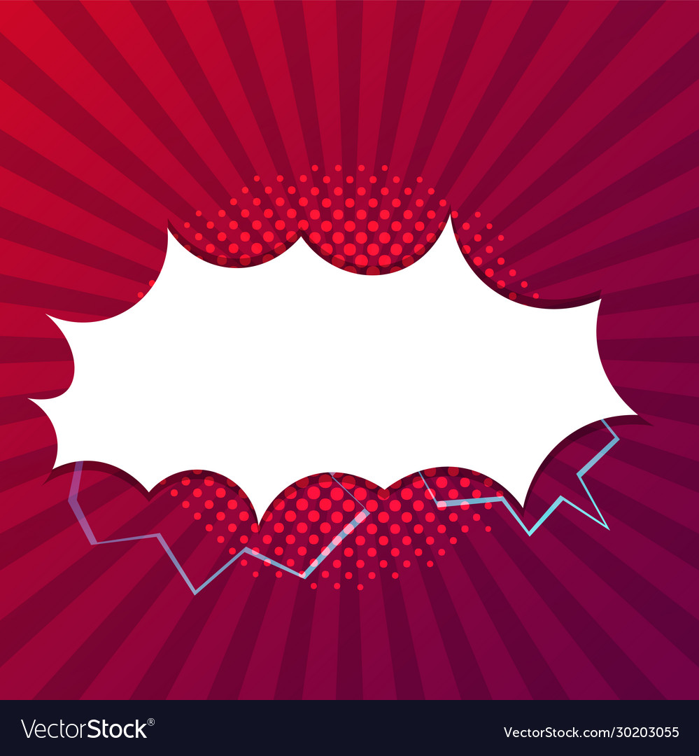 Comic bubble chat Royalty Free Vector Image - VectorStock