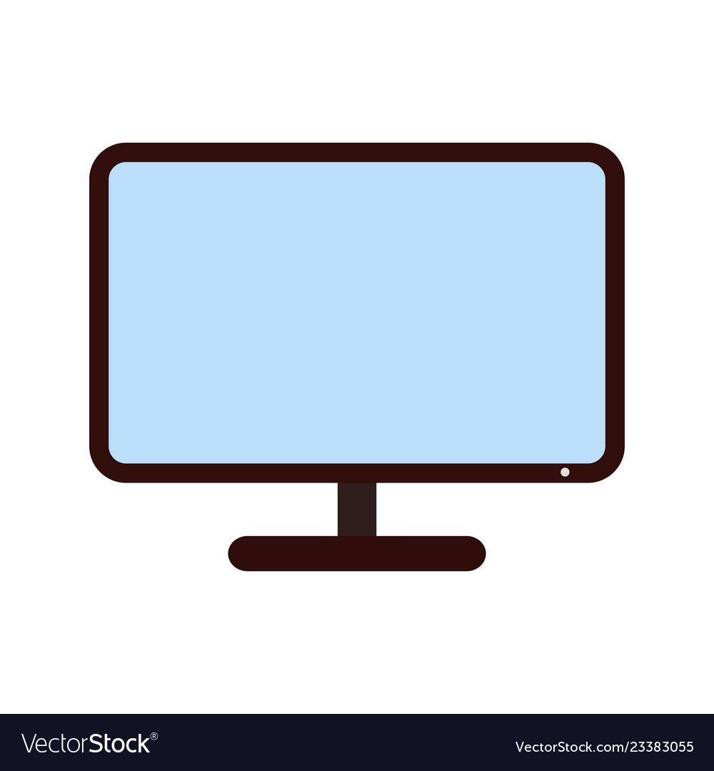 Lcd icon Royalty Free Vector Image - VectorStock