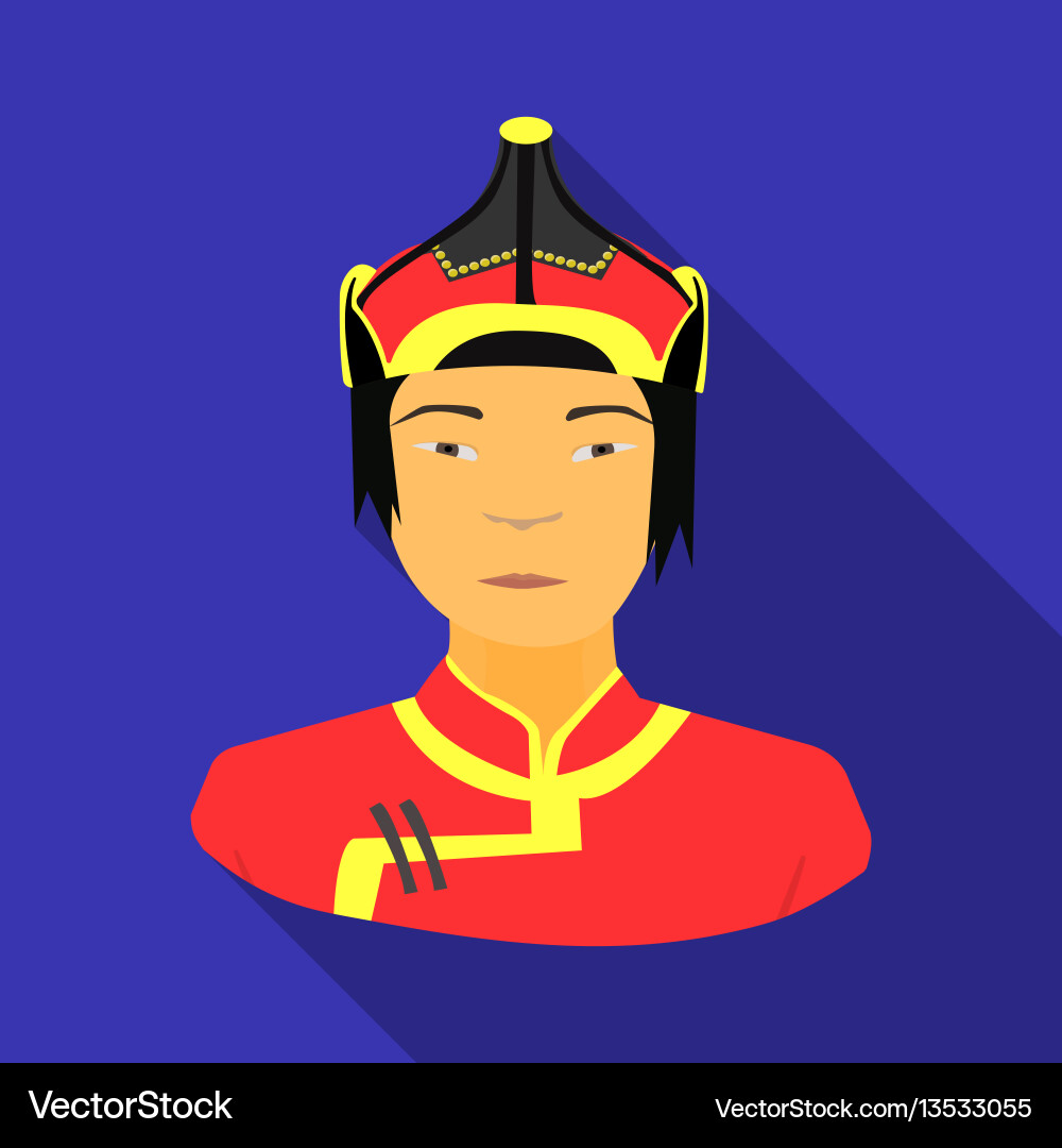 Mongols in the helmetmongolian national Royalty Free Vector