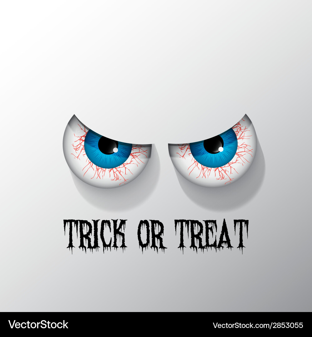 Trick or treat halloween background 2508 Vector Image