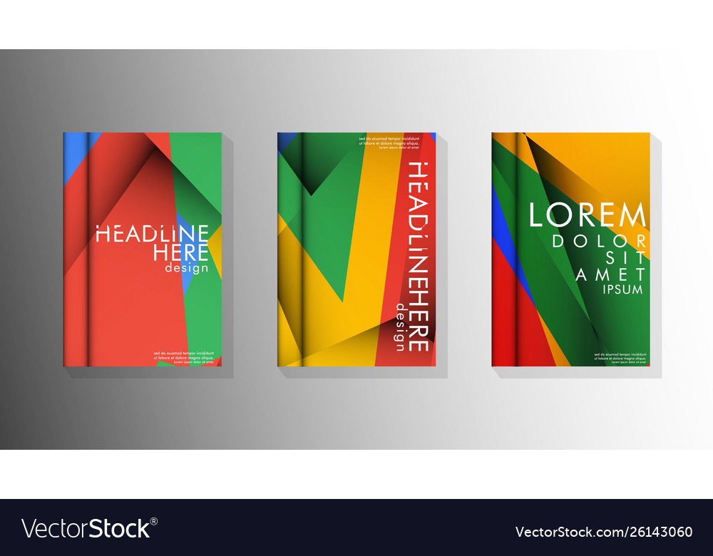 Gradient minimal geometric pattern design Vector Image