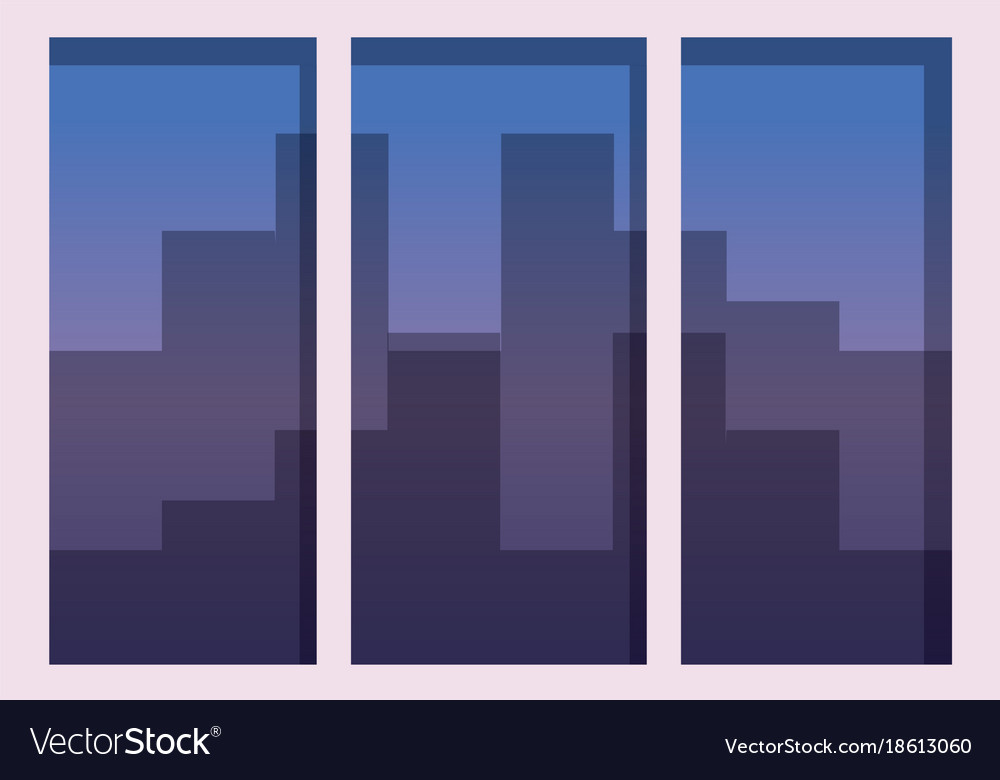 Isolated window design Royalty Free Vector Image