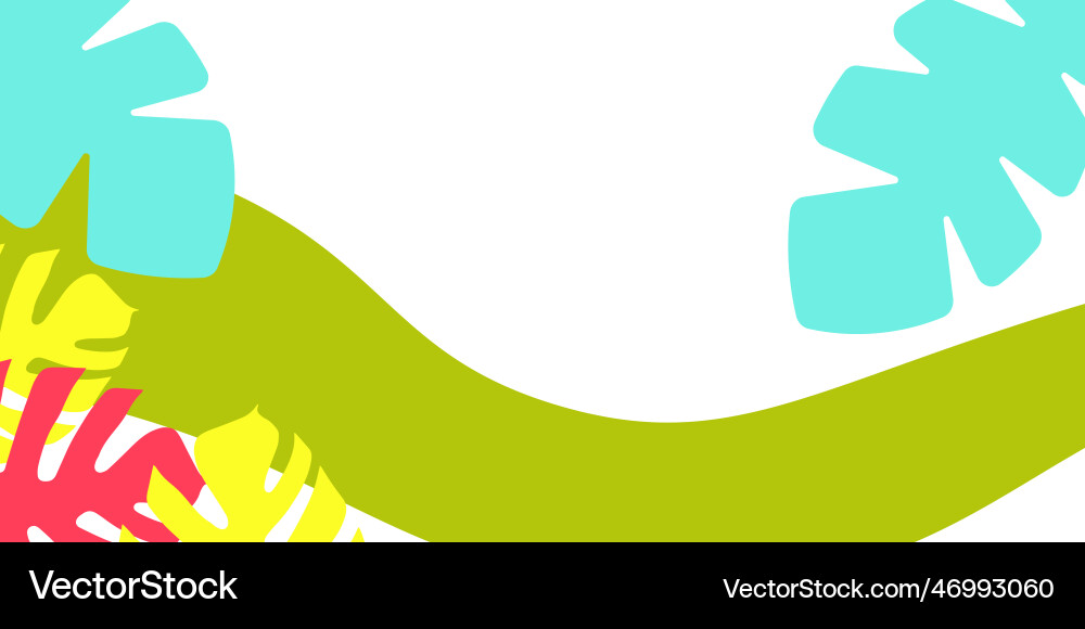 Summer bright abstract background for the poster Vector Image