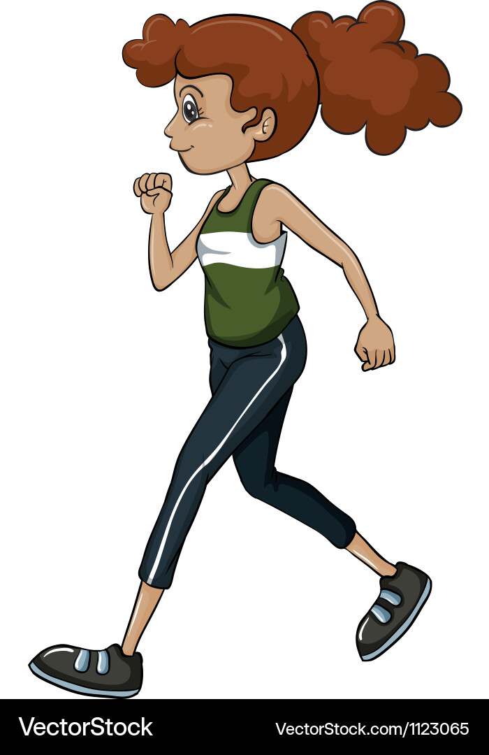 A girl Royalty Free Vector Image - VectorStock