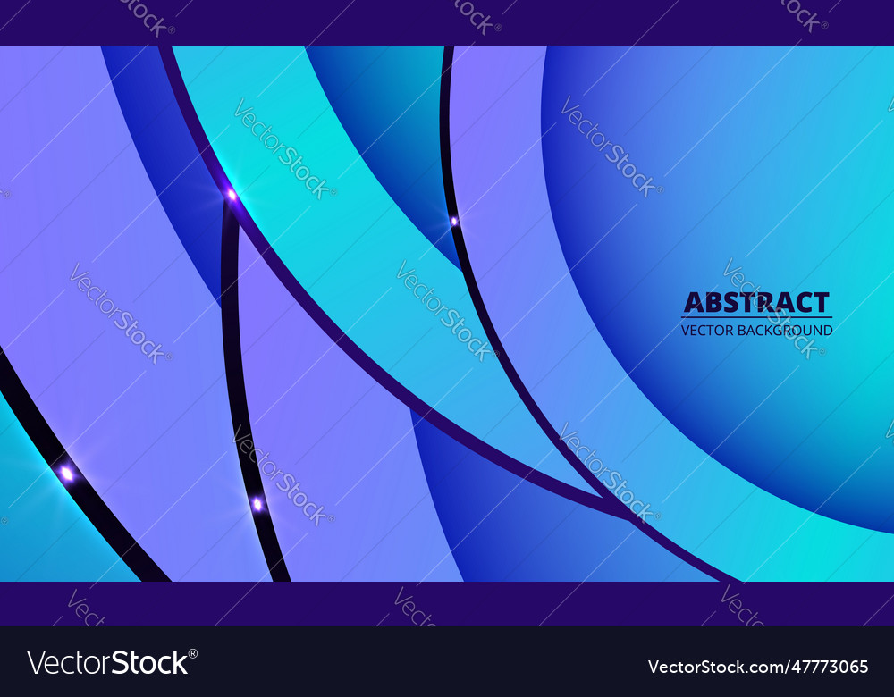 Abstract Violet And Blue Gradient Circles Vector Image