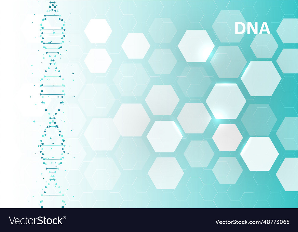 Big Genomic Data Visualization Royalty Free Vector Image