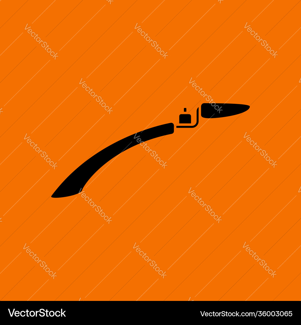 Bike fender icon Royalty Free Vector Image - VectorStock