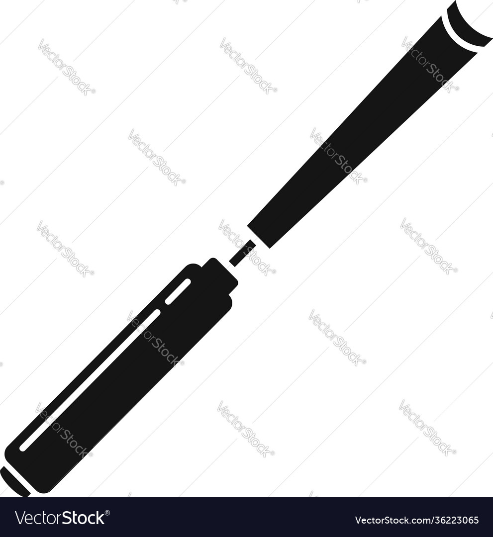 Chisel icon simple style Royalty Free Vector Image