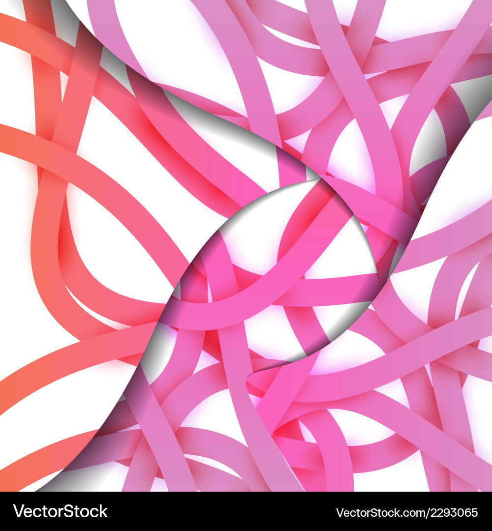 Colorful abstract background futuristic tangled Vector Image