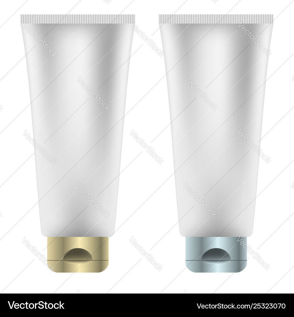 Mockup cosmetic tube Royalty Free Vector Image