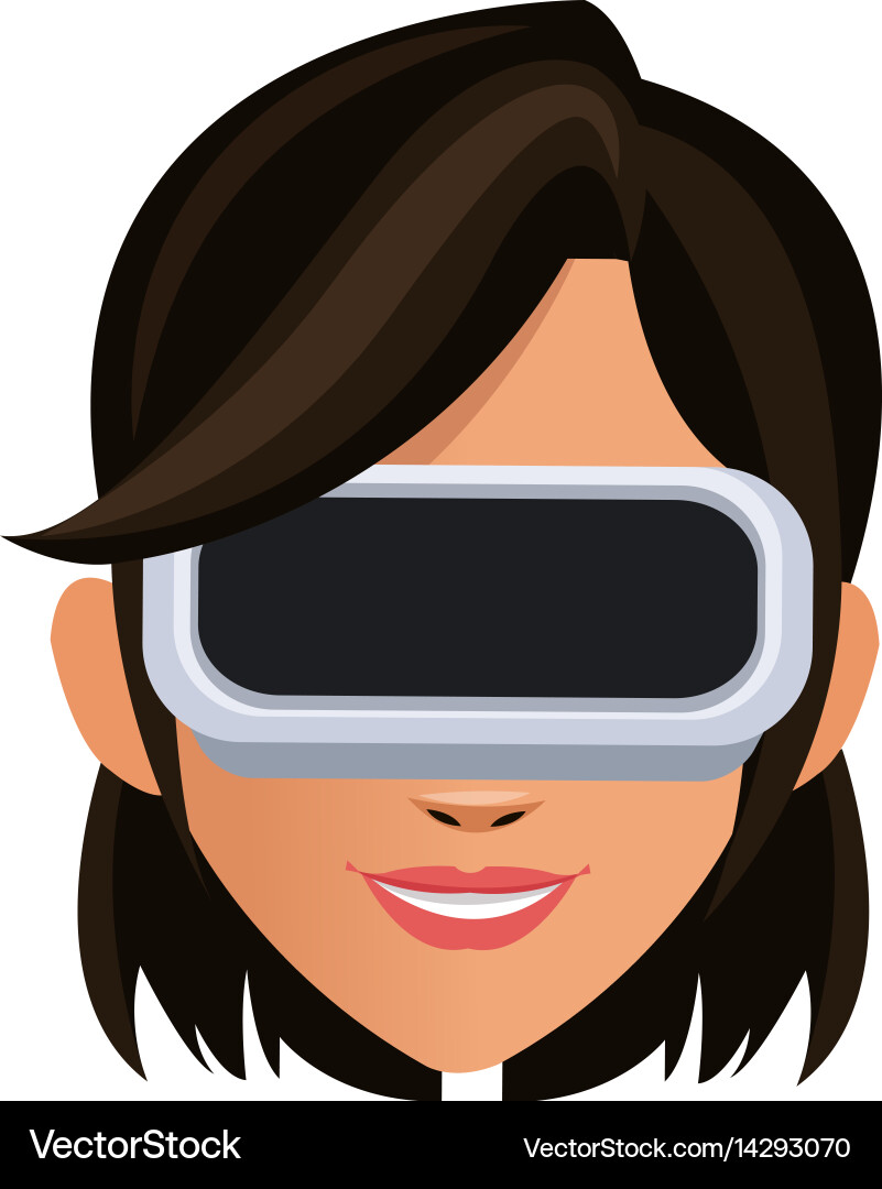 Virtual reality design Royalty Free Vector Image